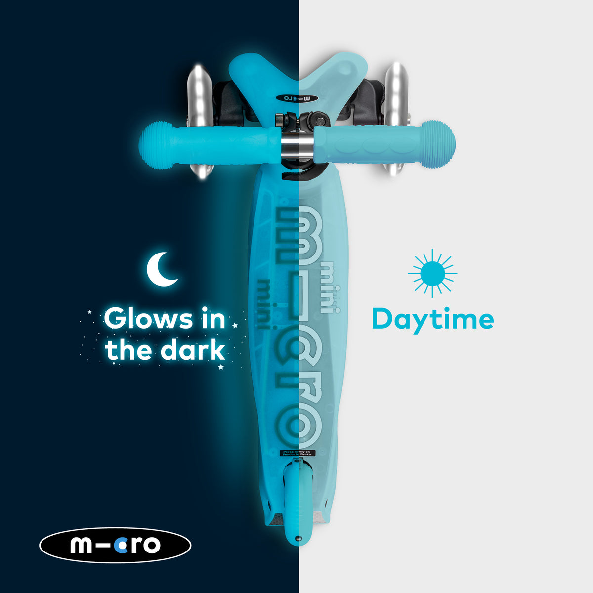 MICR0- Mini Deluxe GLOW LED- Aqua – Krazy Horse Clothing